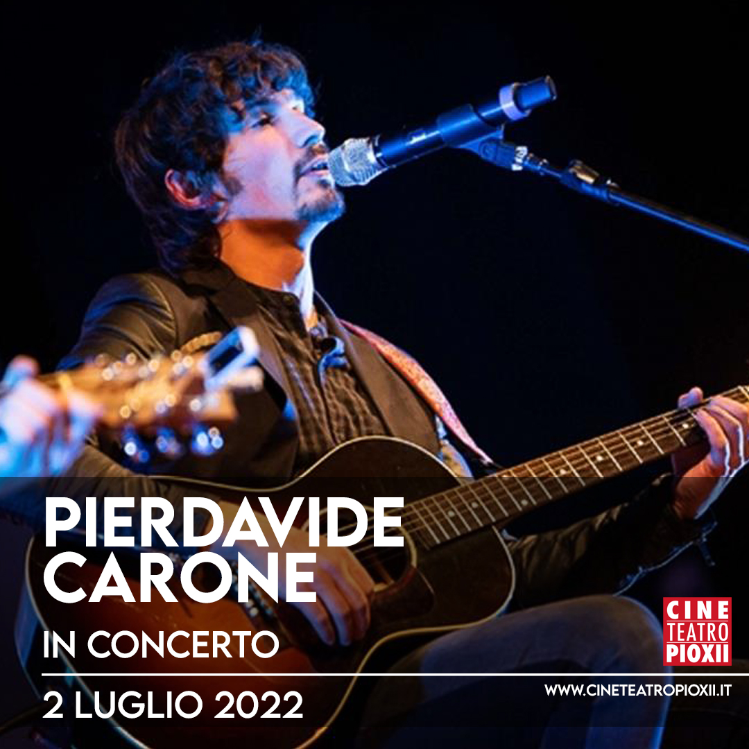PIERDAVIDE CARONE in concerto | OOOH.Events | Biglietteria online ...