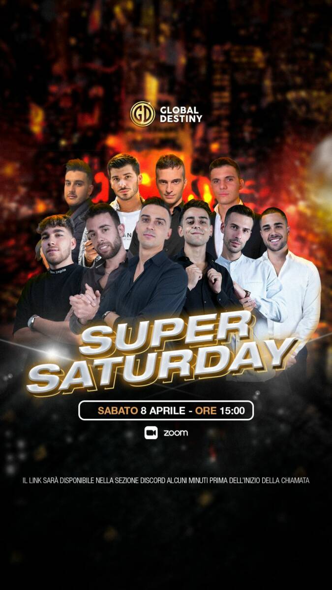SUPER SATURDAY | OOOH.Events | Biglietteria online gratis per eventi ...