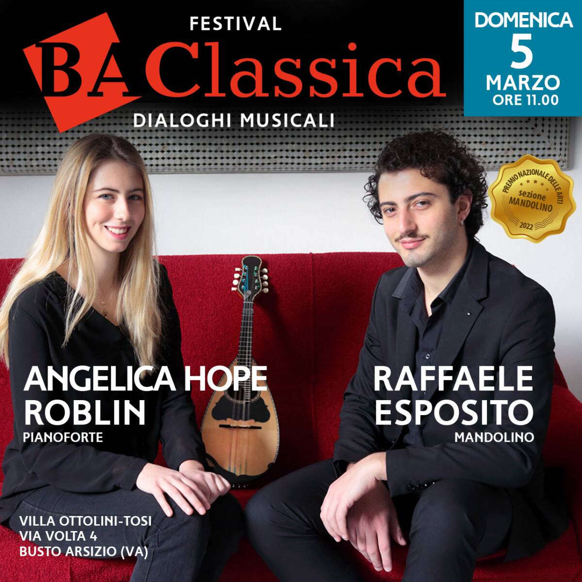 BA CLASSICA – RAFFAELE ESPOSITO, mandolino e ANGELICA HOPE ROBLIN ...