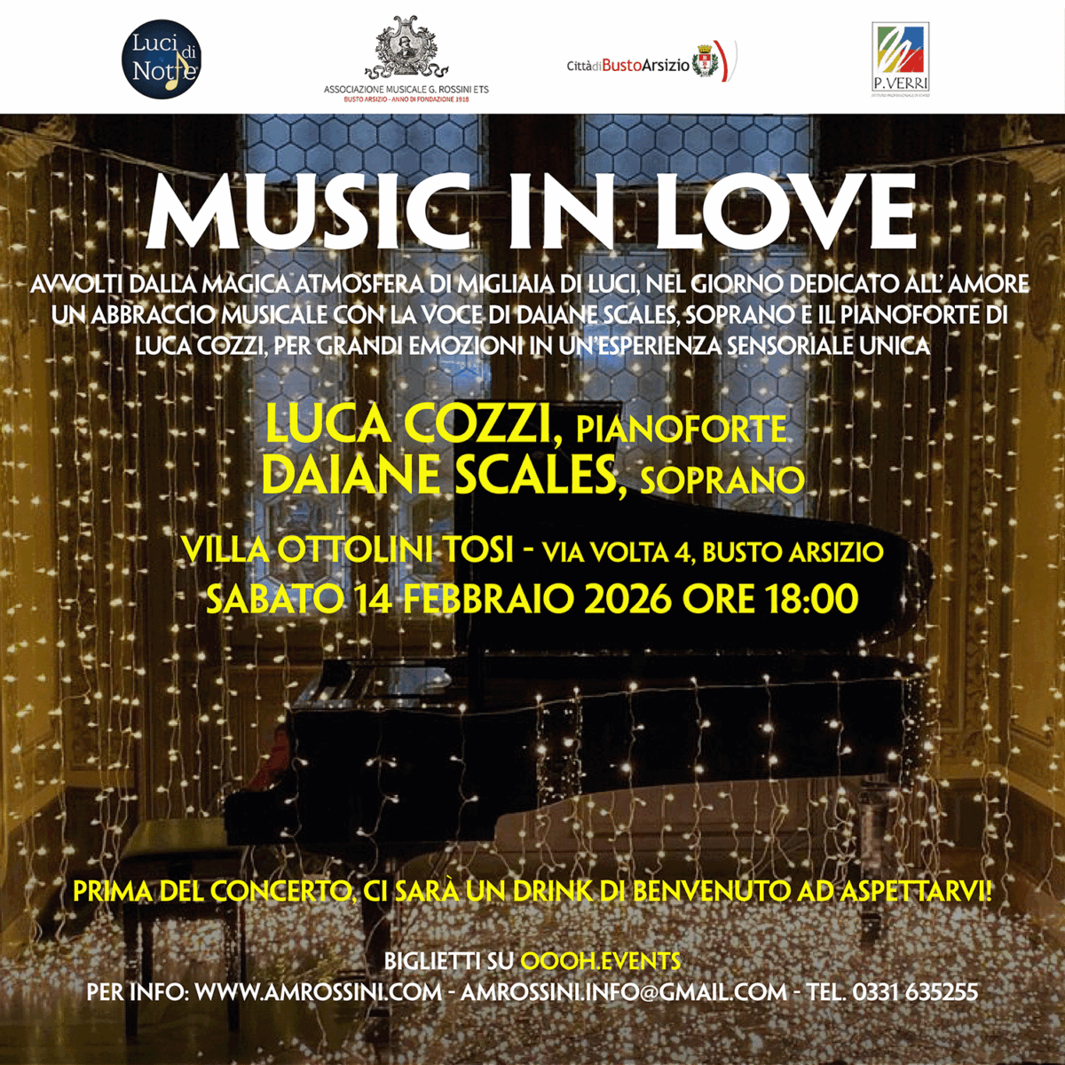 Luci di Not(t)e – Music in Love: Luca Cozzi & Daiane Scales | OOOH ...