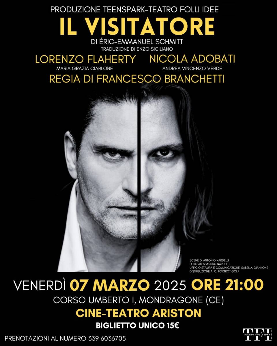 Il Visitatore – 07 marzo 2025 | OOOH.Events | Biglietteria online gratis per eventi SIAE, corsi ...