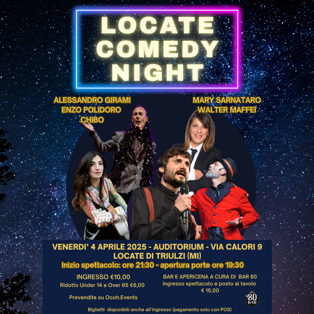 Locate Comedy Night con Alessandro Girami, Mary Sarnataro, Enzo ...