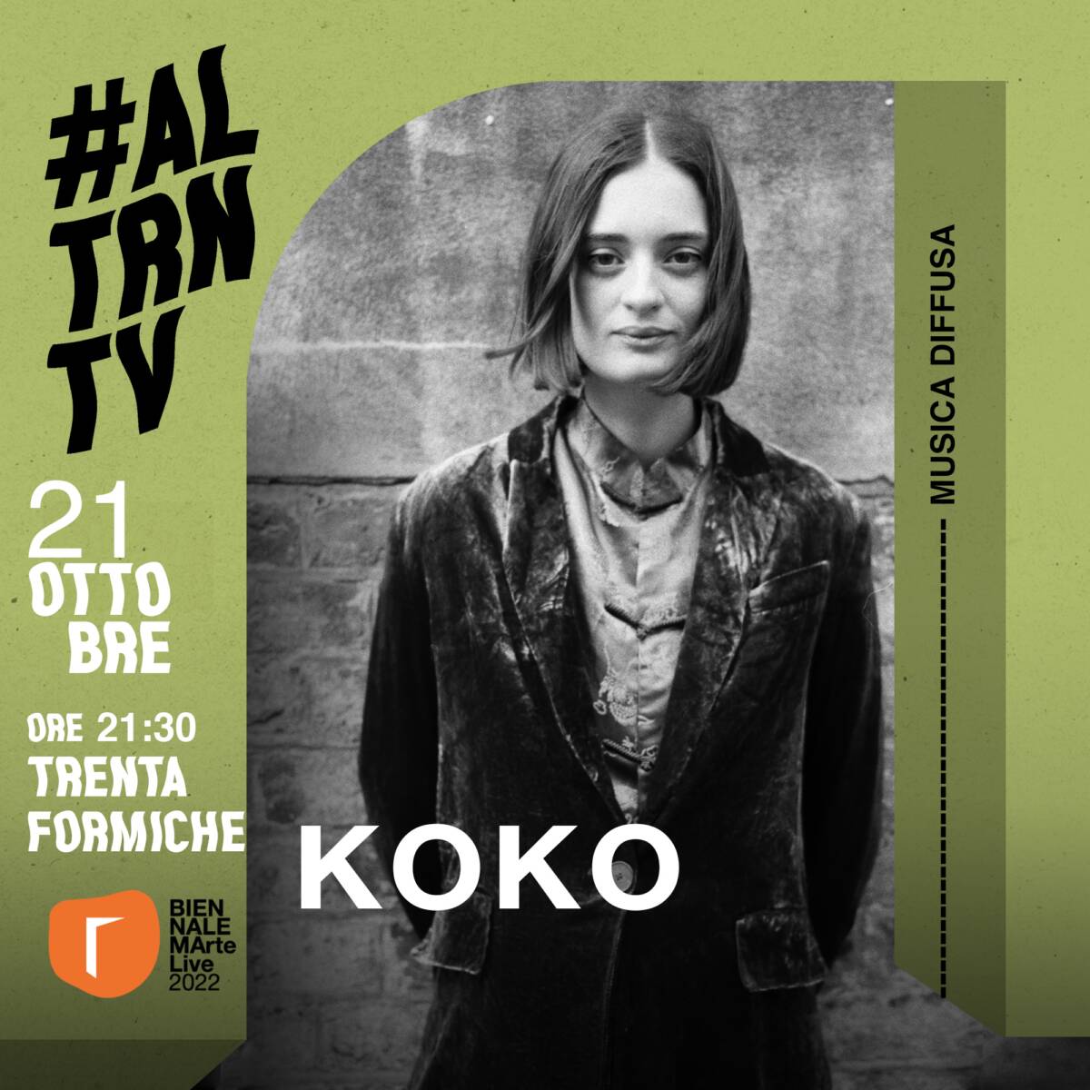 Koko @ 30 formiche [Biennale MArteLive] | OOOH.Events | Biglietteria ...