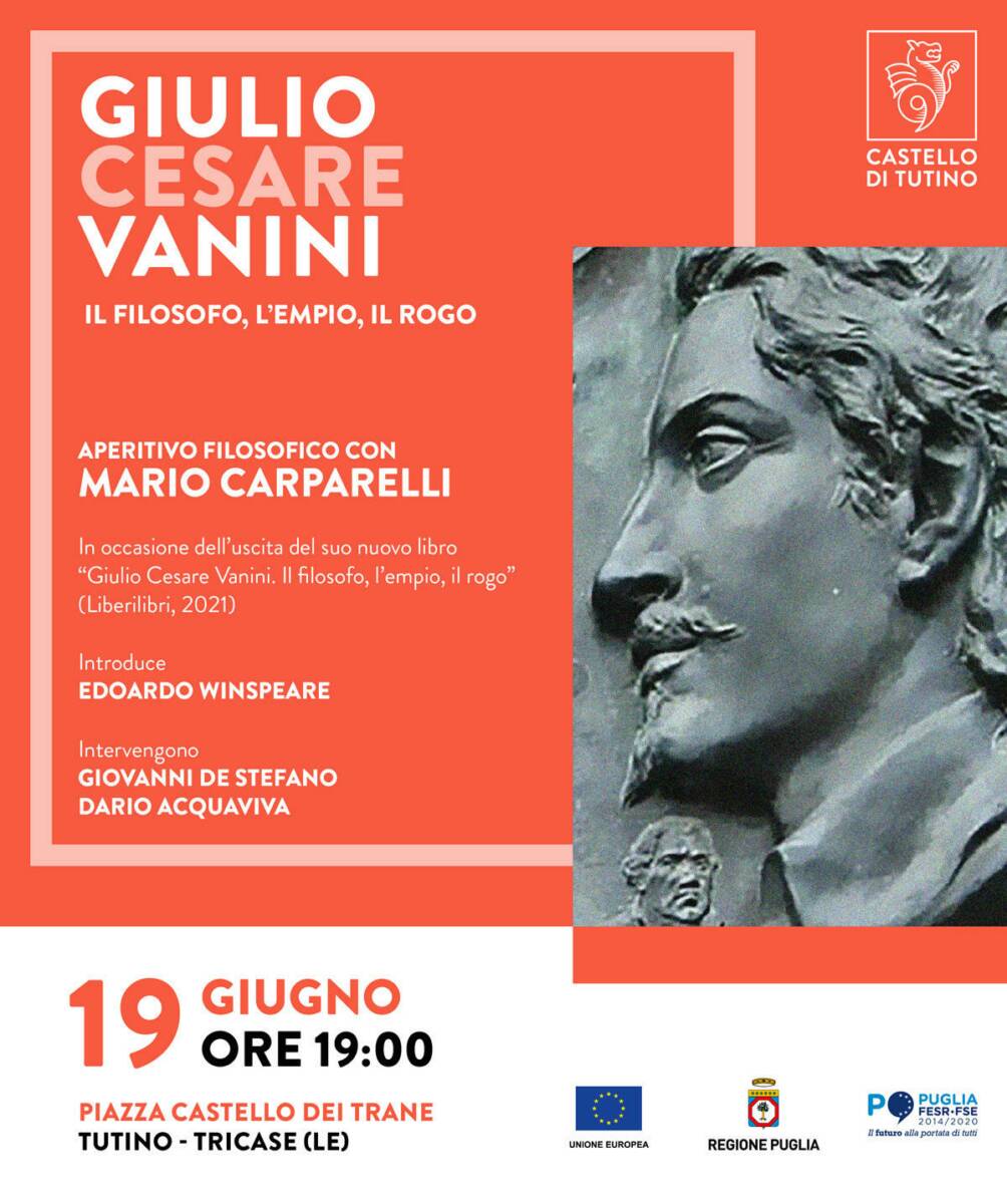 Aperitivo Filiosofico – Mario Carparelli presenta “Giulio Cesare Vanini ...