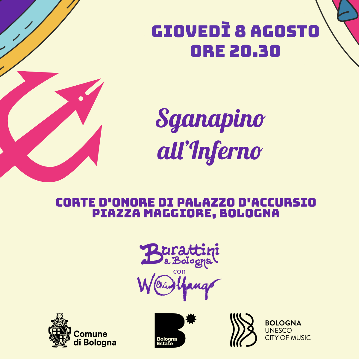 Sganapino all’Inferno – BURATTINI A BOLOGNA CON WOLFANGO – ESTATE 2024 ...