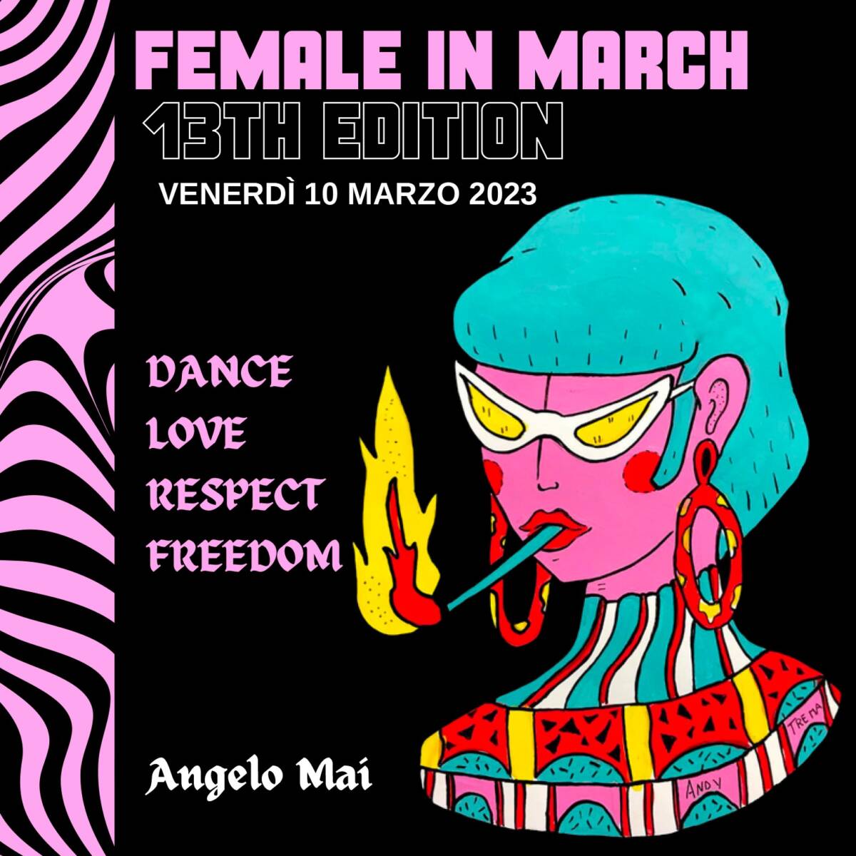 FEMALE IN MARCH 13th EDITION – ANGELO MAI | OOOH.Events | Biglietteria ...