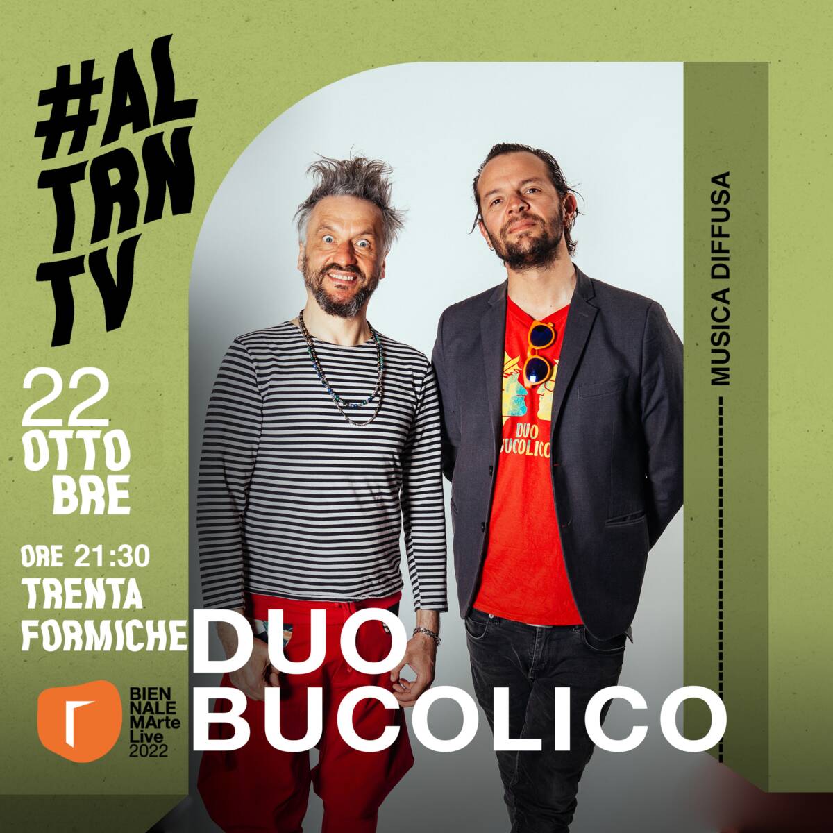 Duo Bucolico @ Trenta Formiche [Biennale MArteLive] | OOOH.Events ...