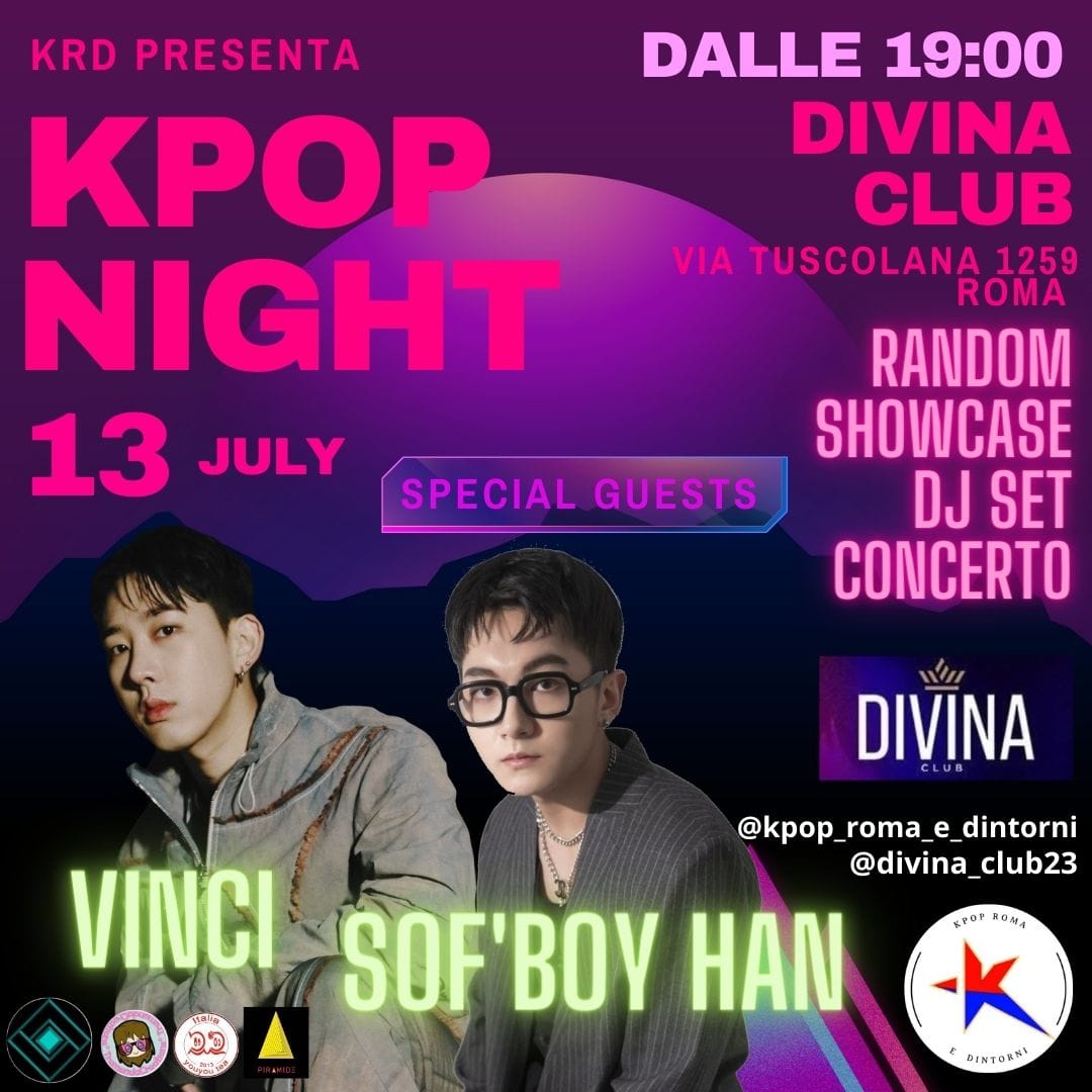KPOP NIGHT/ dj set e live VINCI e SOF’BOY HAN | OOOH.Events | Biglietteria online gratis per ...
